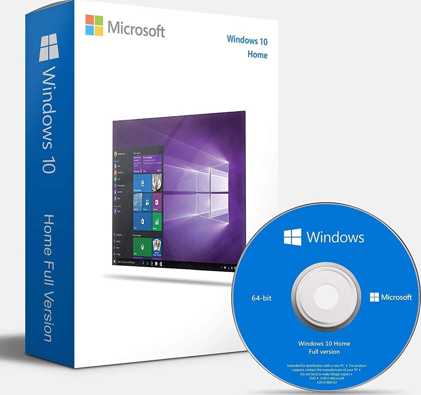 Brand New Microsoft Windows 10 home 64 bit Install iso image DVD ...