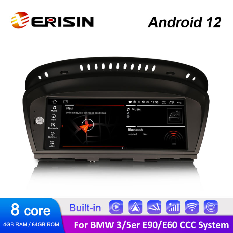 ES3260I 8.8" Octa-Core IPS Android 12.0 Car Stereo for BMW 3er E60 E61 E63 E64 E90 E91 E92 E93 ...