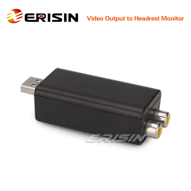 ES103 USB-RCA-Converter Video Output to Headrest Monitor Adapter Cable ...