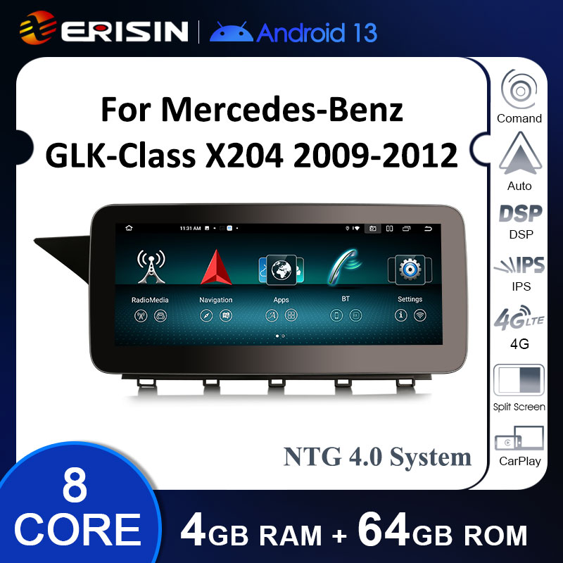 ES38GK40L IPS Android 12 Mercedes Benz GLK-Class X204 NTG 4.0 System ...