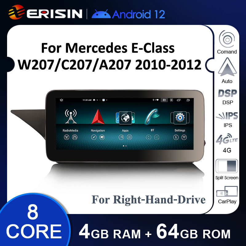 ES38E20R Right-Hand-Drive Android 12 CarPlay For Mercedes Benz E-Class ...